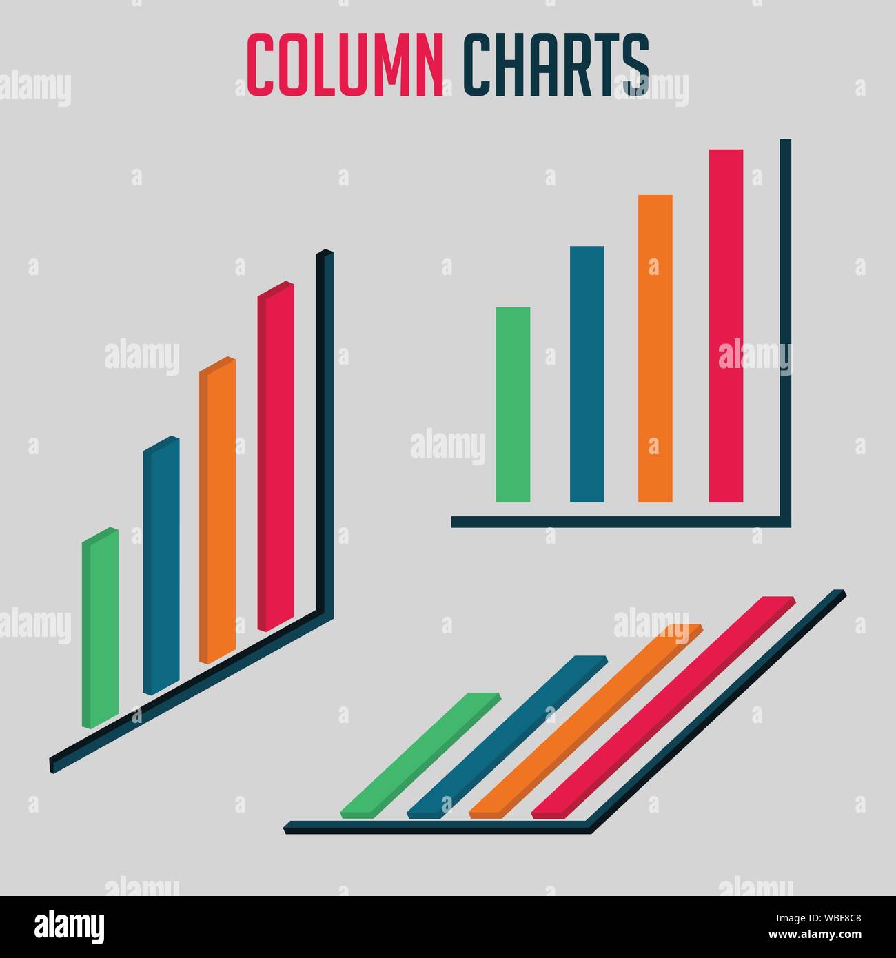 Column charts Stock Vector Images - Alamy