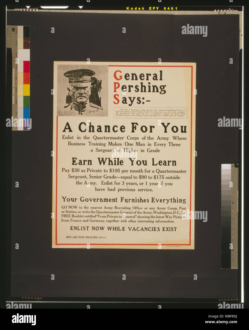 General Pershing says: -- Abstract: Poster encouraging enlistment in ...