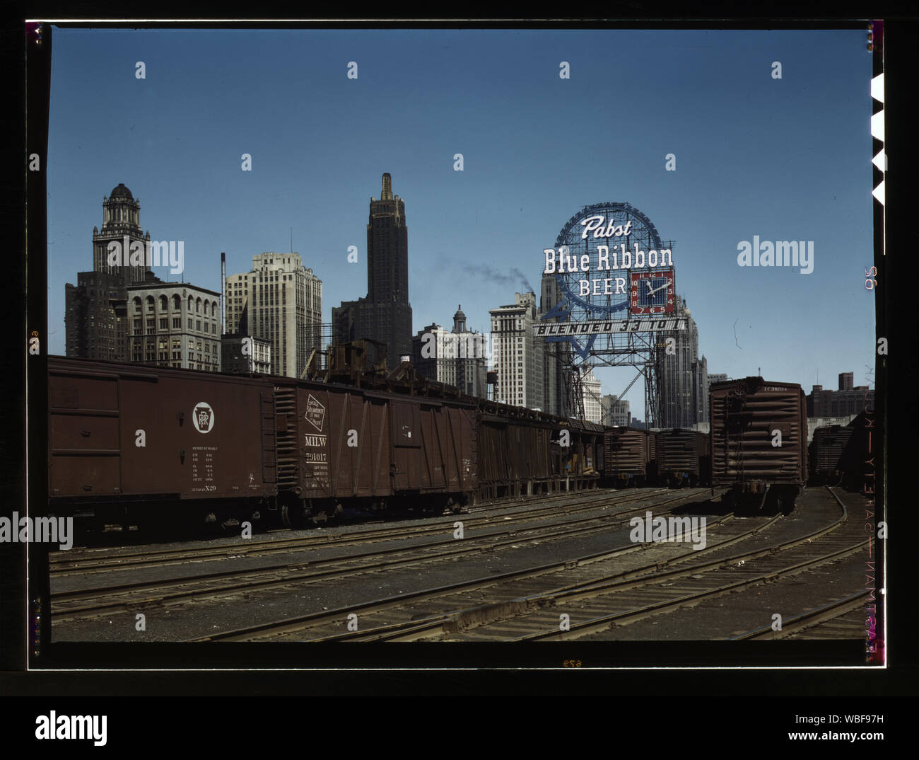General view of part of the South Water street Illinois Central ...