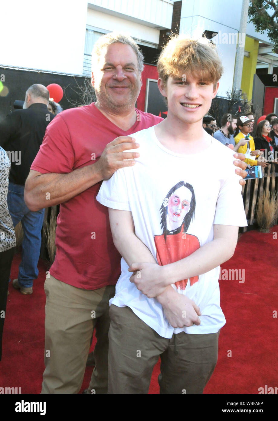Los Angeles, California, USA 26th August 2019 Actor Jeff Garlin and son ...