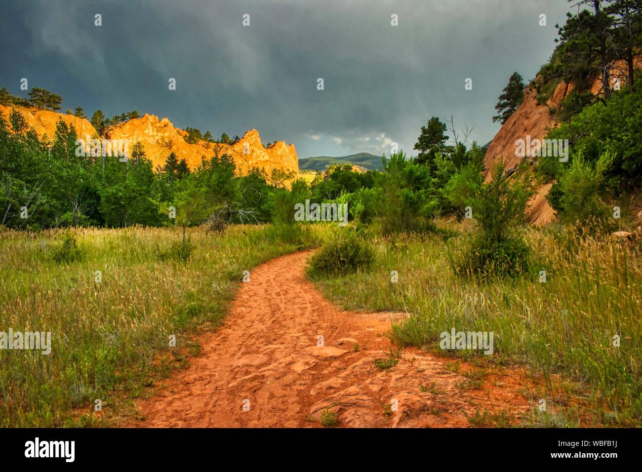 Colorado Springs , Colorado Landscape Stock Photo - Alamy