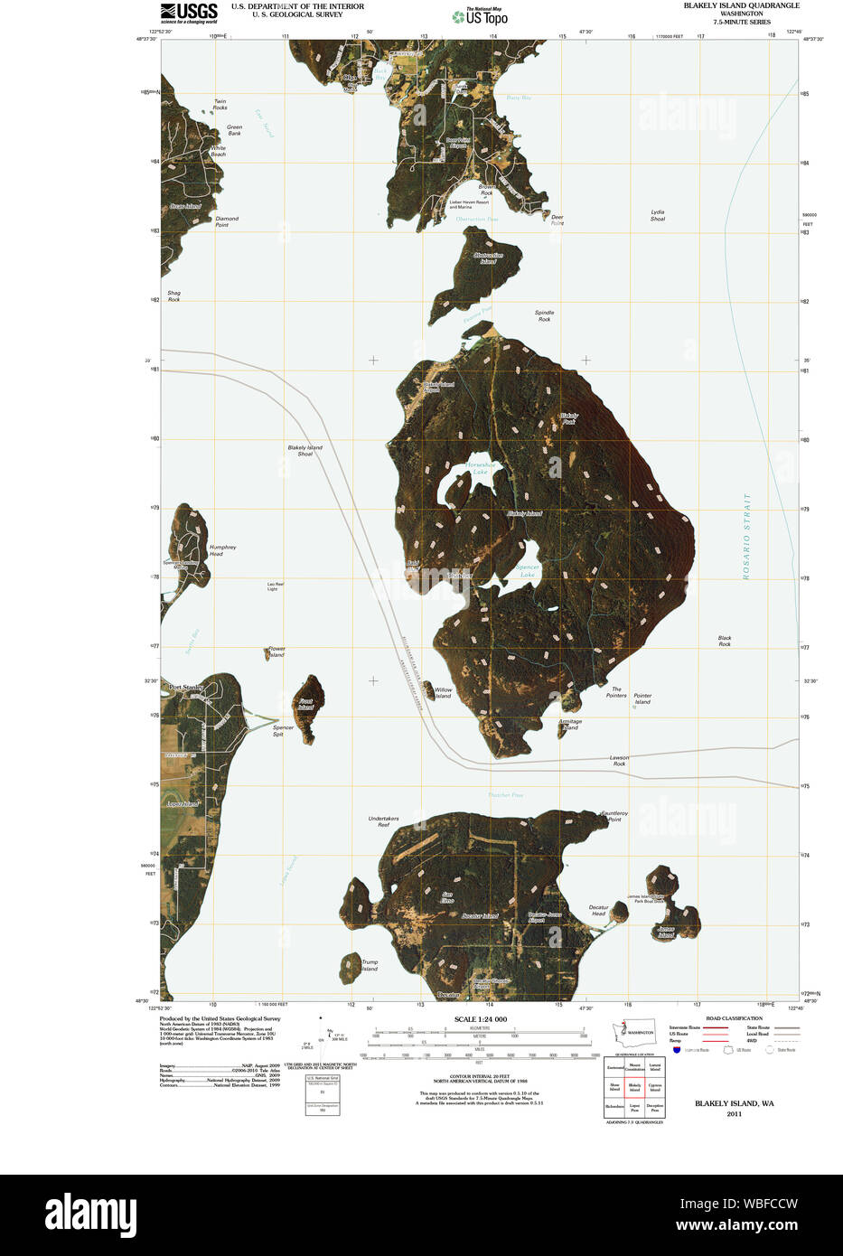 Blakely island Cut Out Stock Images & Pictures - Alamy