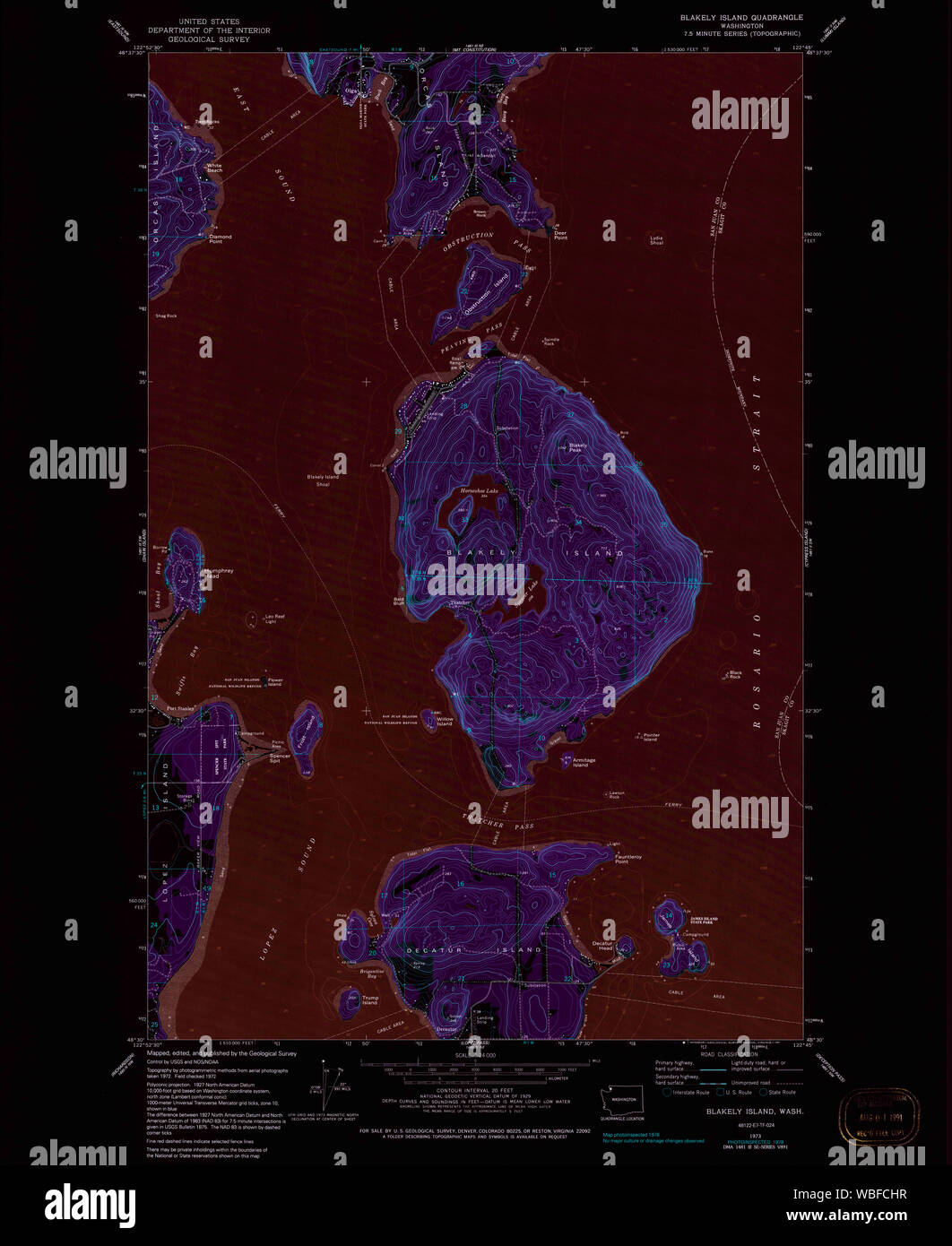 Map of blakely hi-res stock photography and images - Alamy