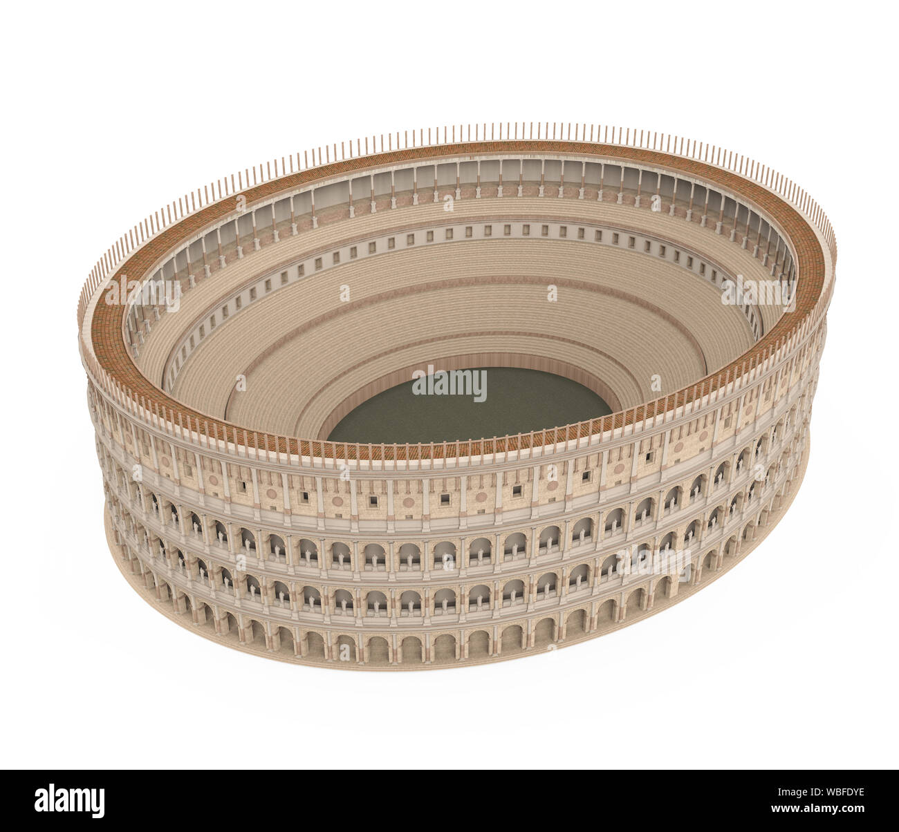 Ancient roman illustration amphitheatre hi-res stock photography and ...