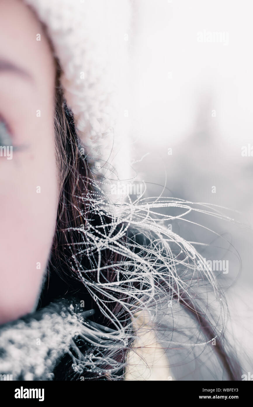 Frost woman hi-res stock photography and images - Alamy