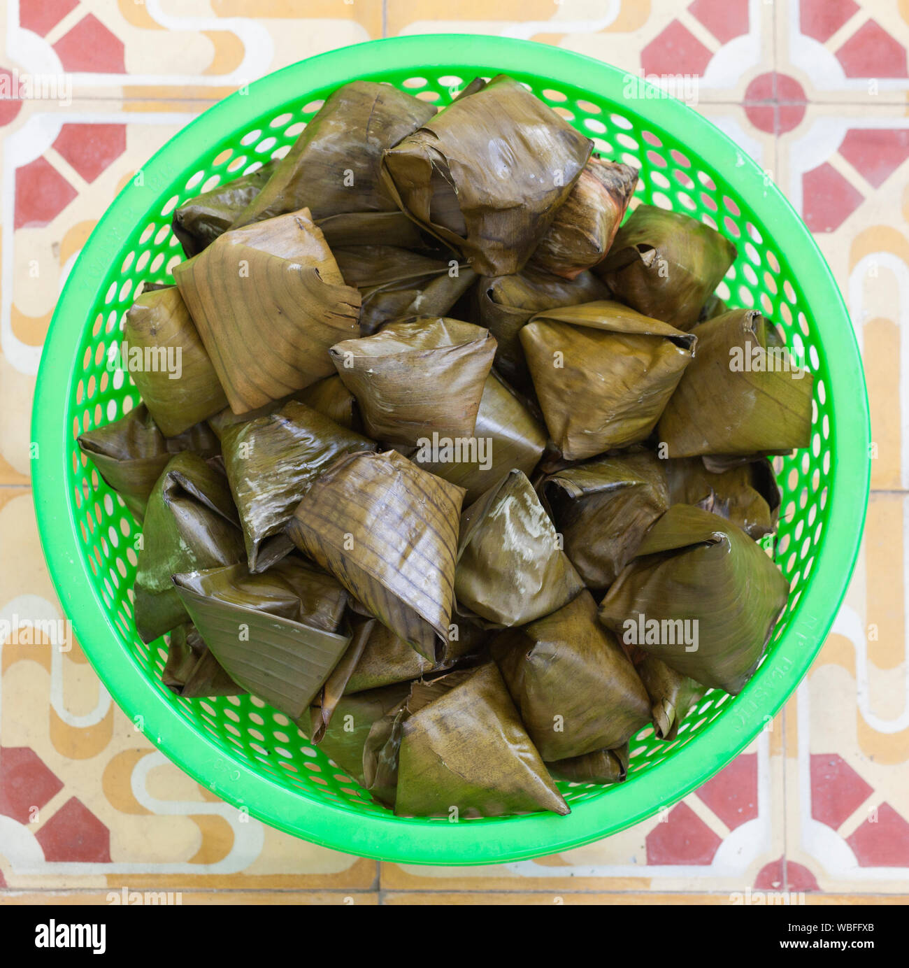 Food Wrapped In Banana Leaves High Resolution Stock Photography and ...