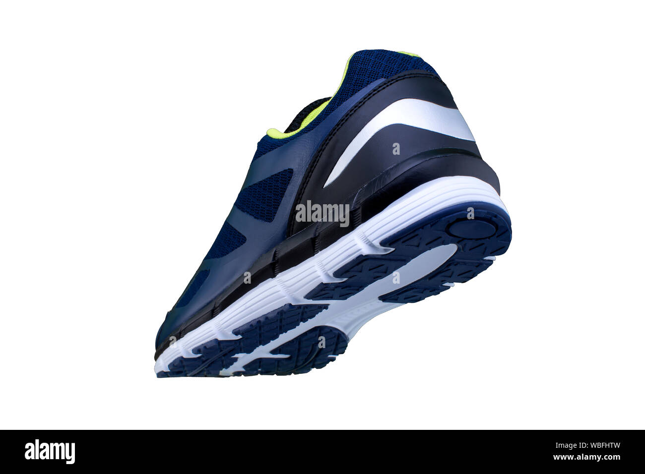 Sneakers. Sports shoes side view on a white background Stock Photo - Alamy