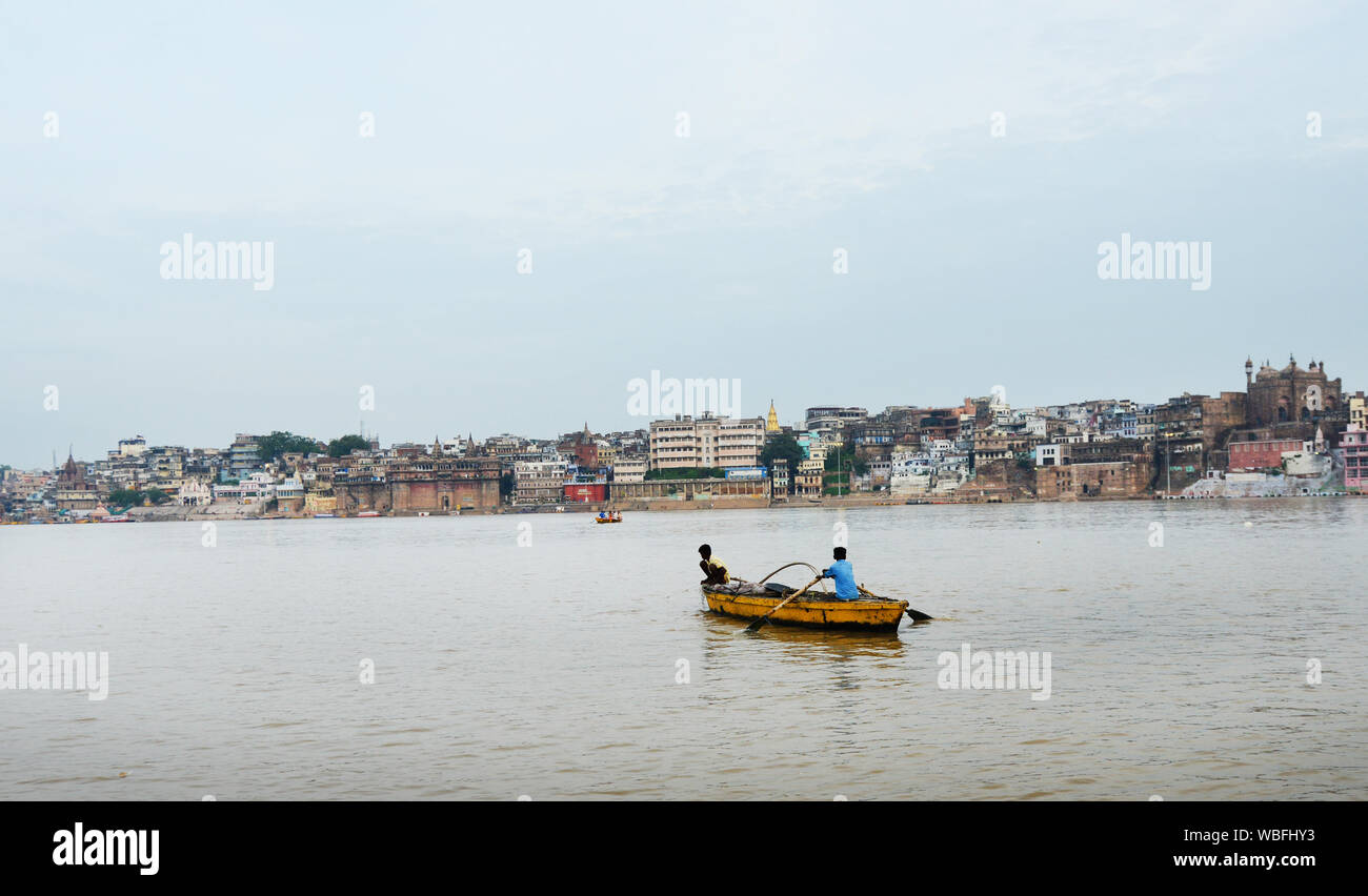 Varanasi city view hi-res stock photography and images - Alamy