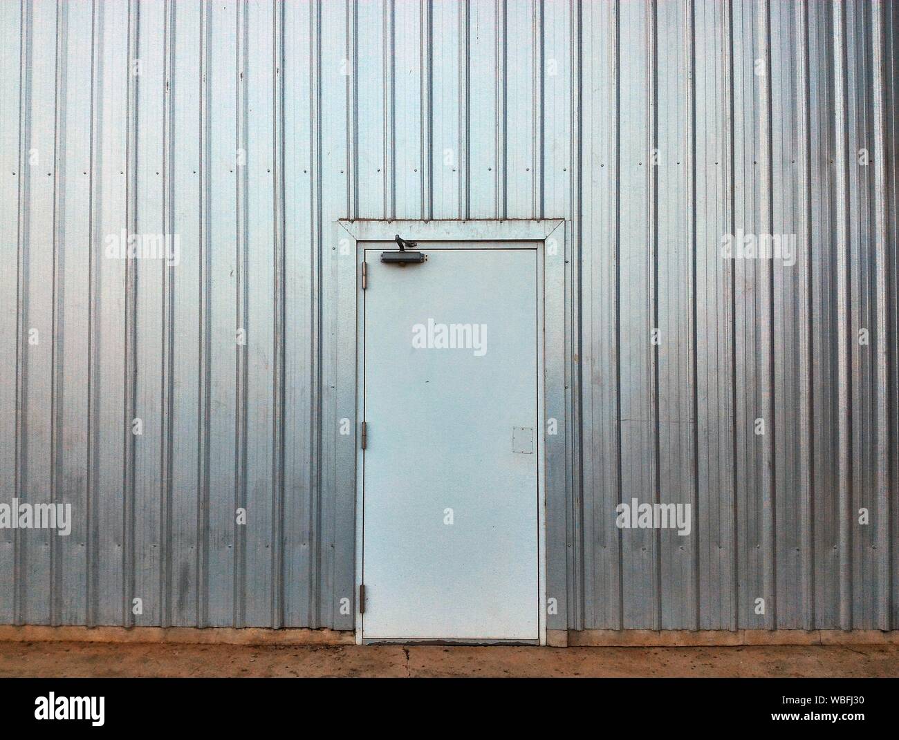 Corrugated Metal Door High Resolution Stock Photography and Images - Alamy