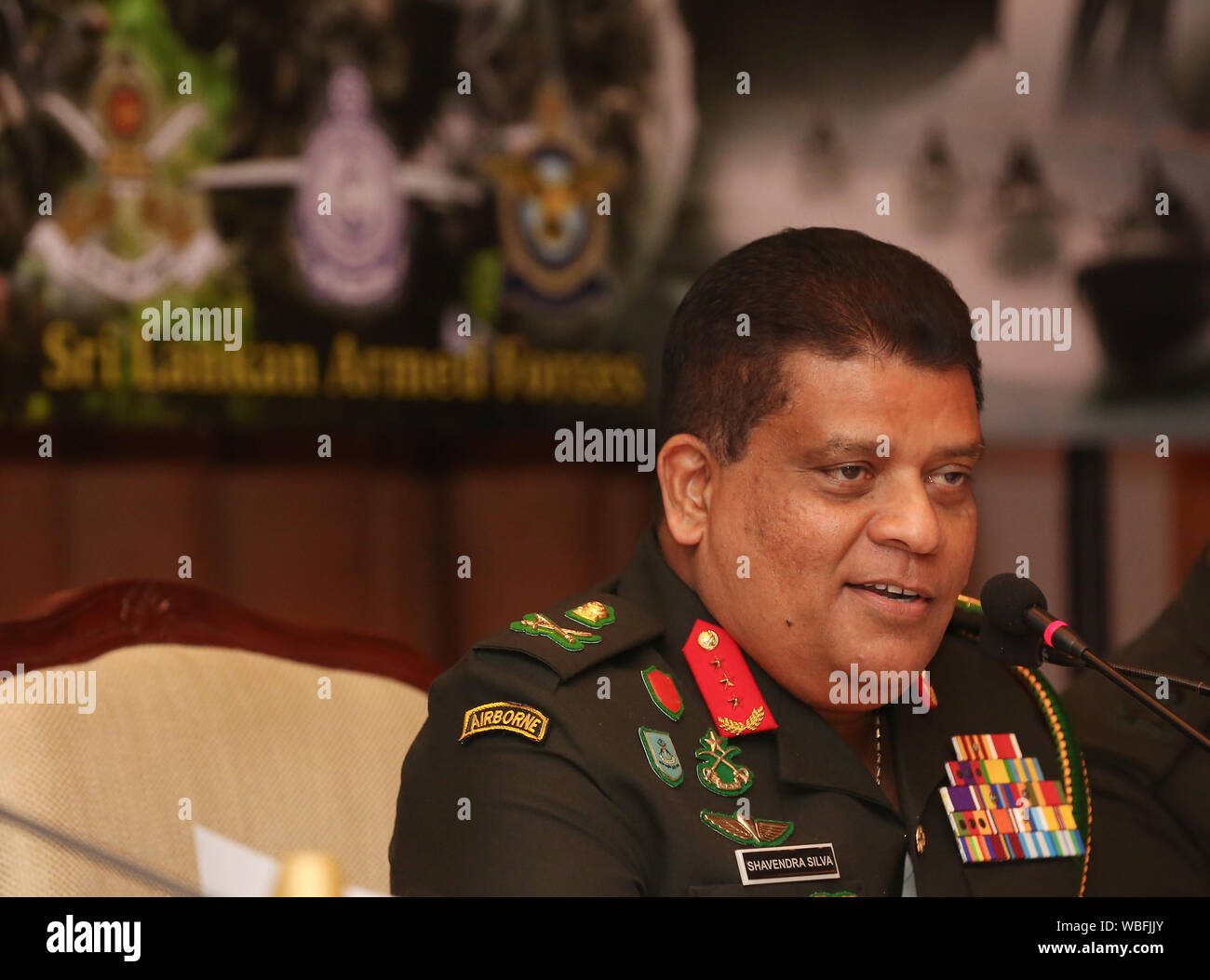 Colombo, Sri Lanka. 26th Aug, 2019. Sri Lanka's newly appointed army ...