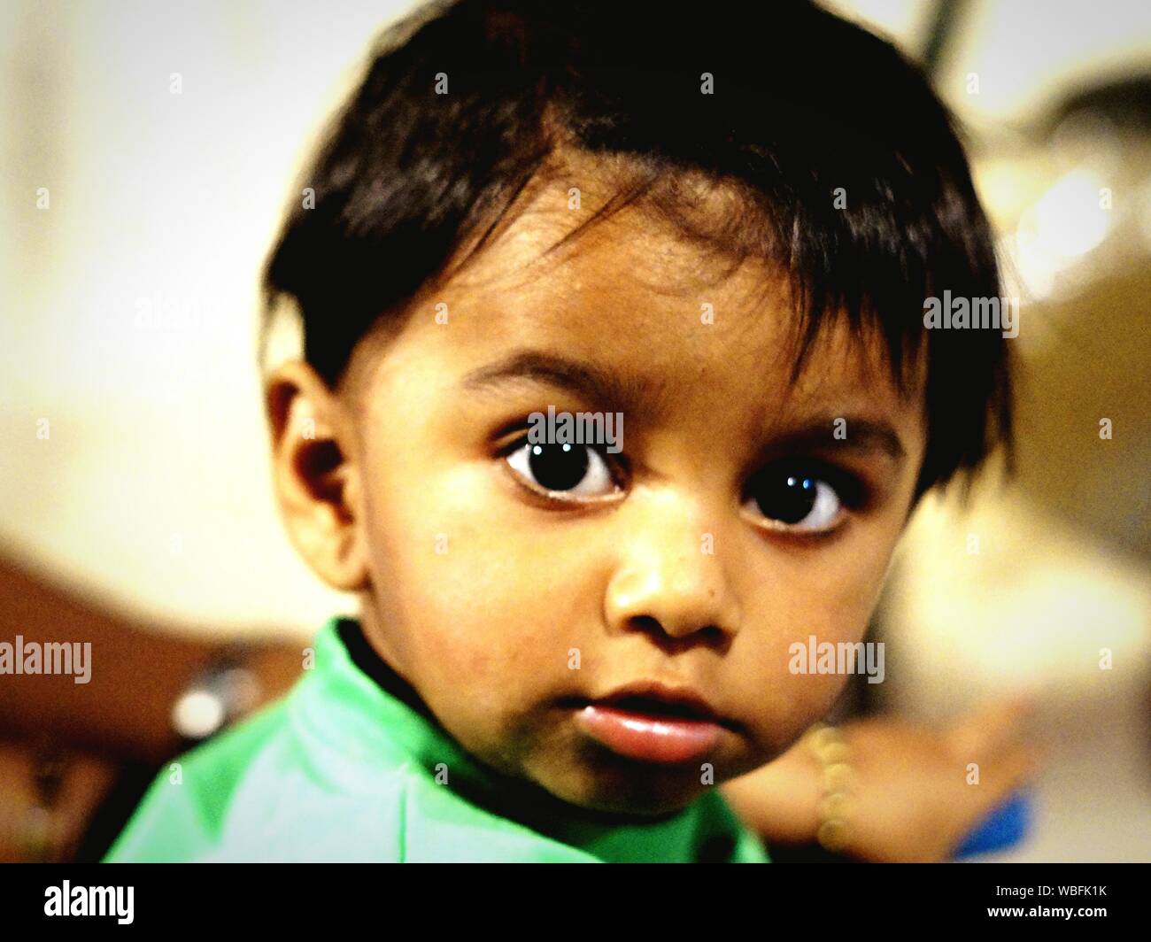 Child Boy Looking At Camera Staring High Resolution Stock Photography ...