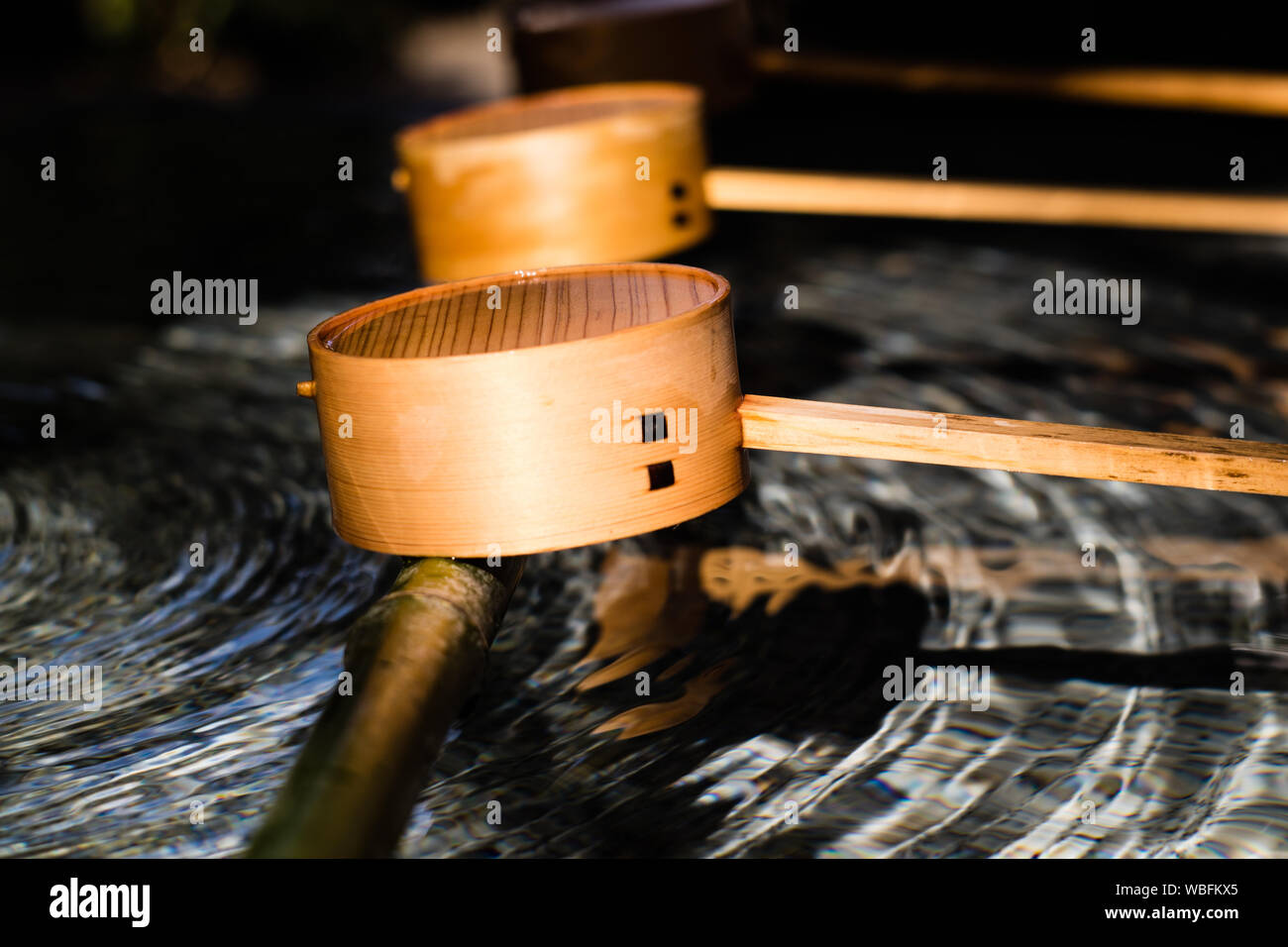 Japan wooden ladle hi-res stock photography and images - Alamy