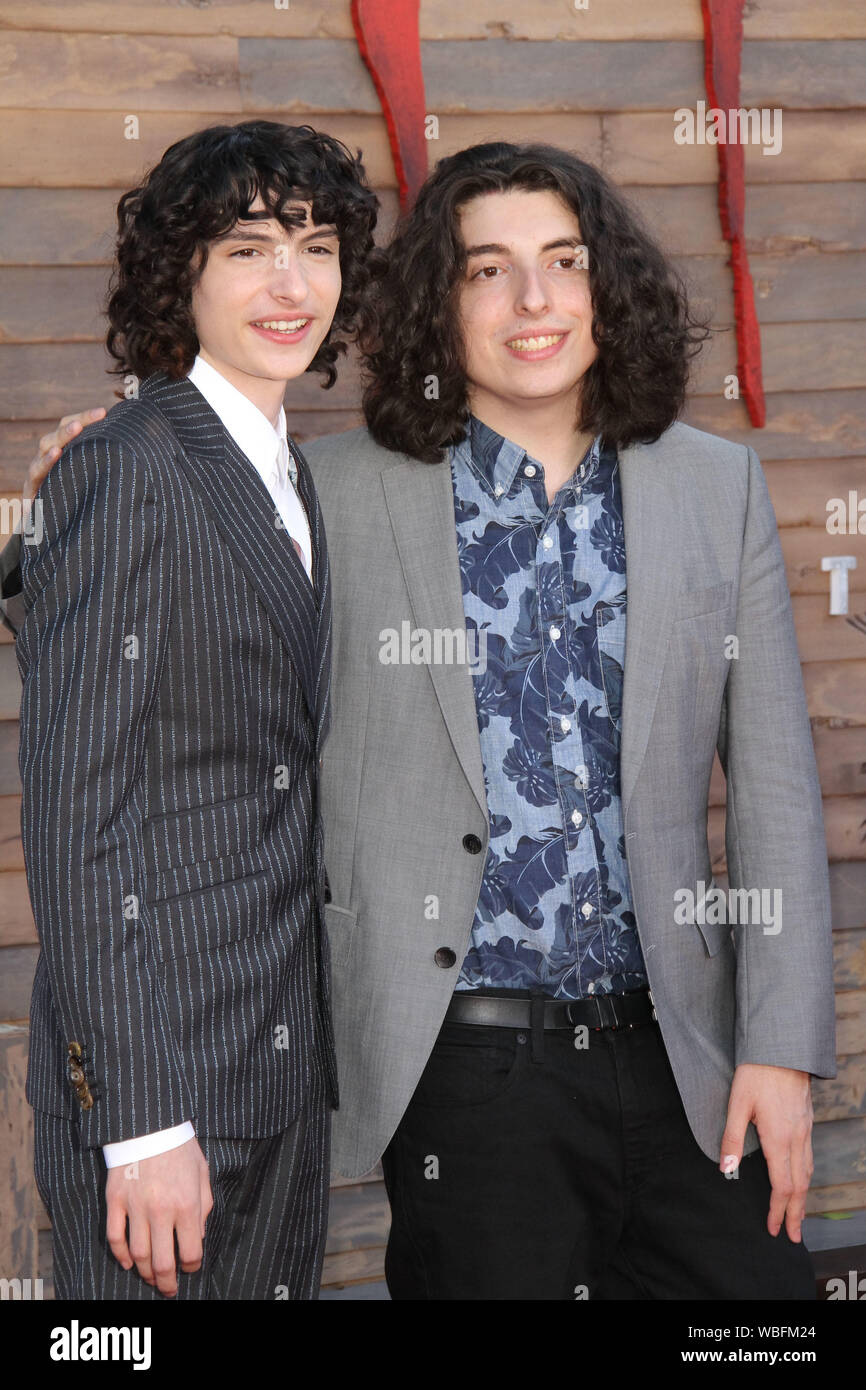 Los Angeles, USA. 26th Aug, 2019. Finn Wolfhard, Nick Wolfhard at New ...