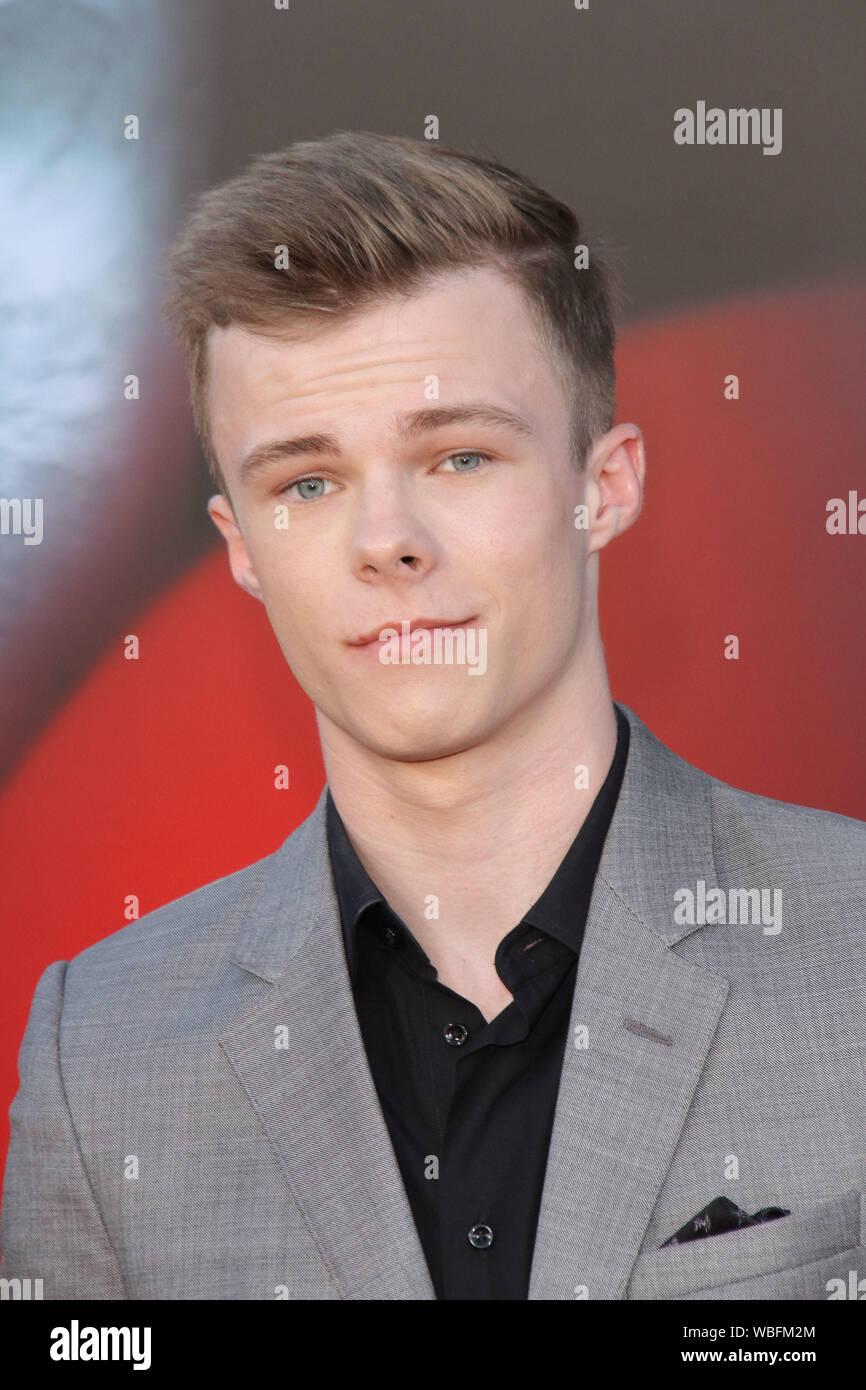 Los Angeles, USA. 26th Aug, 2019. Nicholas Hamilton at New Line Cinema ...