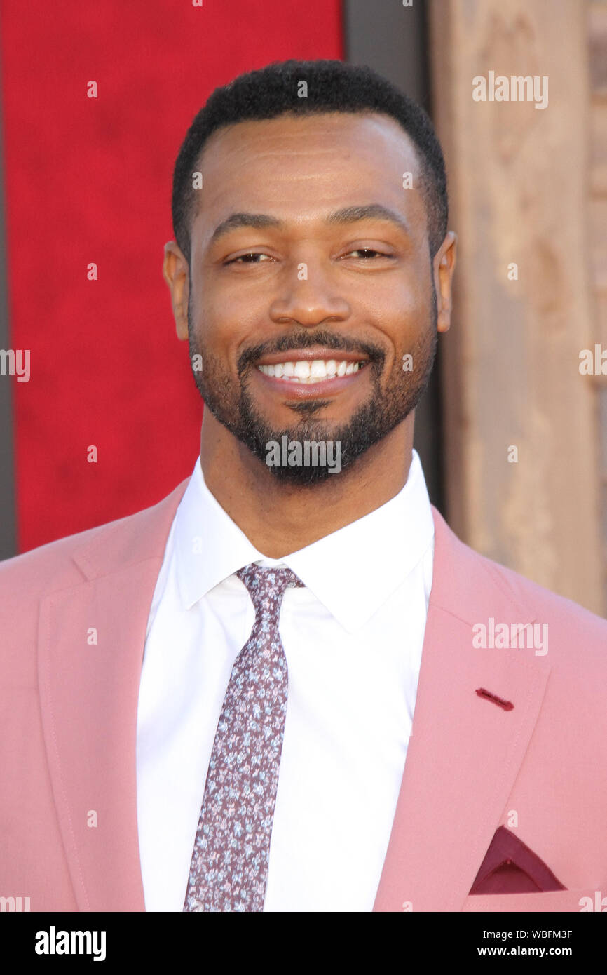 Los Angeles, USA. 26th Aug, 2019. Isaiah Mustafa at New Line Cinema's ...