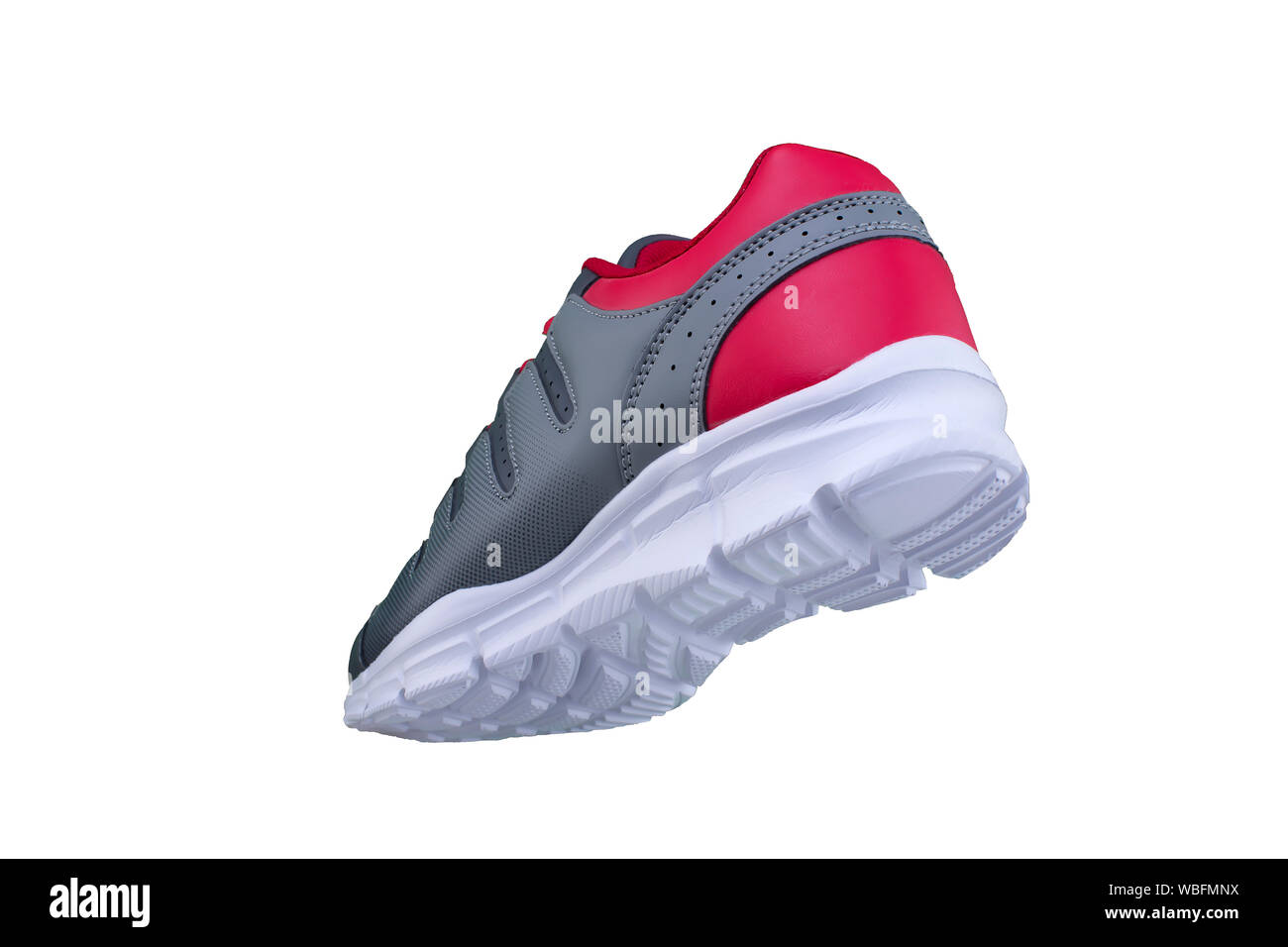 Sneakers. Sports shoes side view on a white background Stock Photo - Alamy