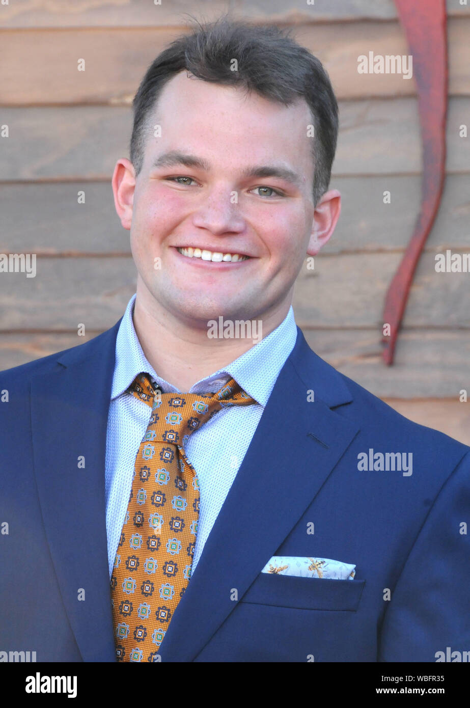 Los Angeles, California, USA 26th August 2019 Actor Jake Sim attends ...