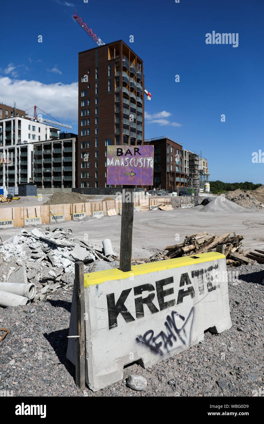 Sompasaari, once a cargo port, slowly turning from a wasteland to new ...