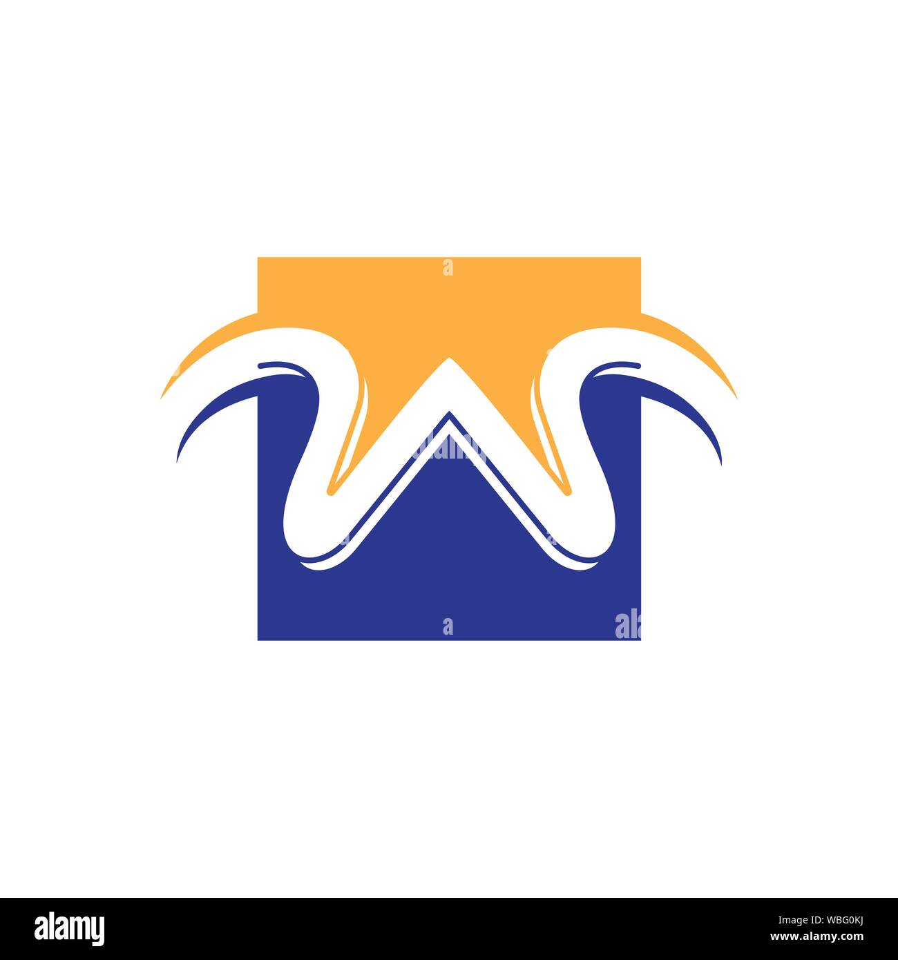 W letter logo and symbol vector Stock Vector Image & Art - Alamy