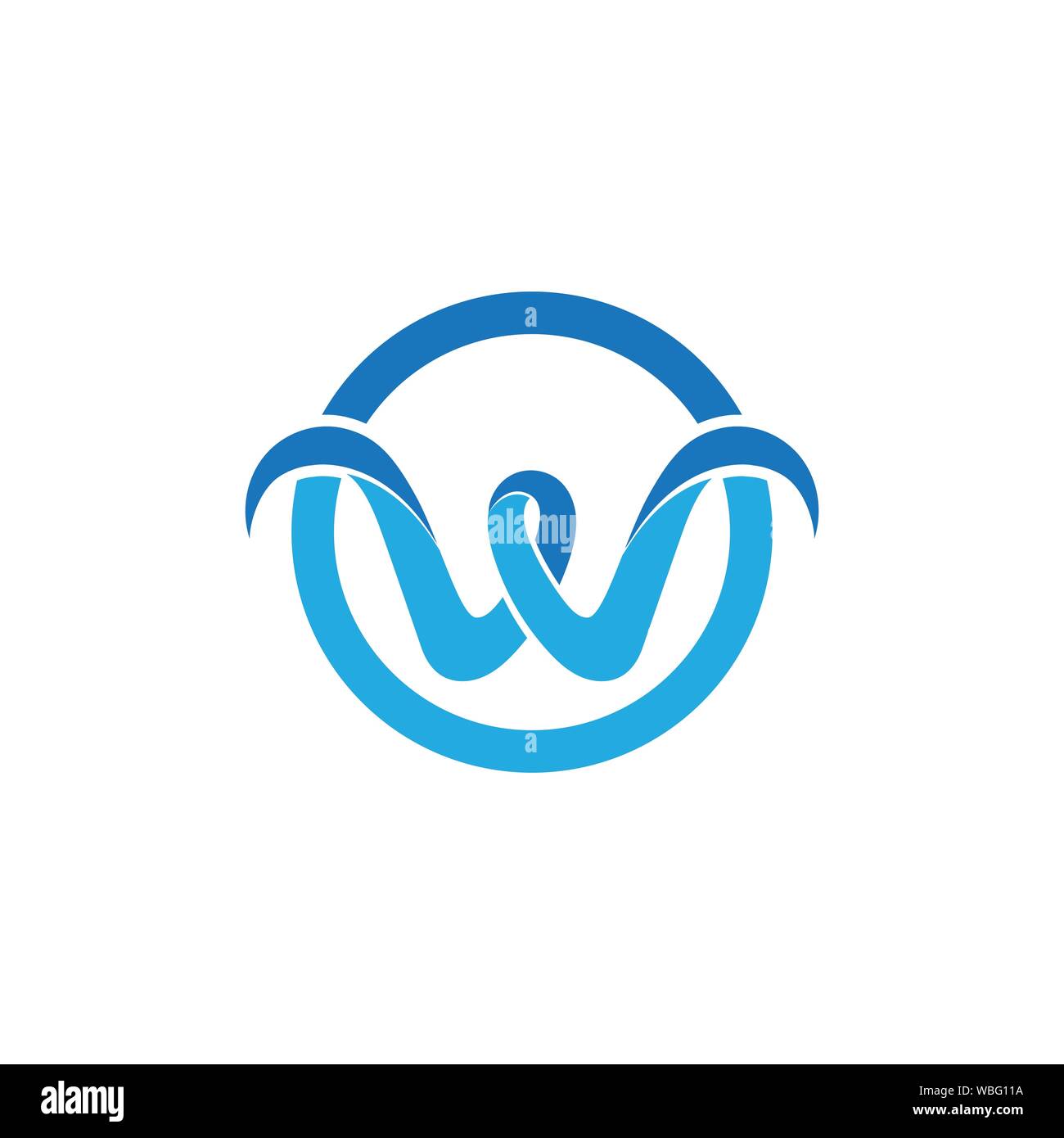 W letter logo and symbol vector Stock Vector Image & Art - Alamy