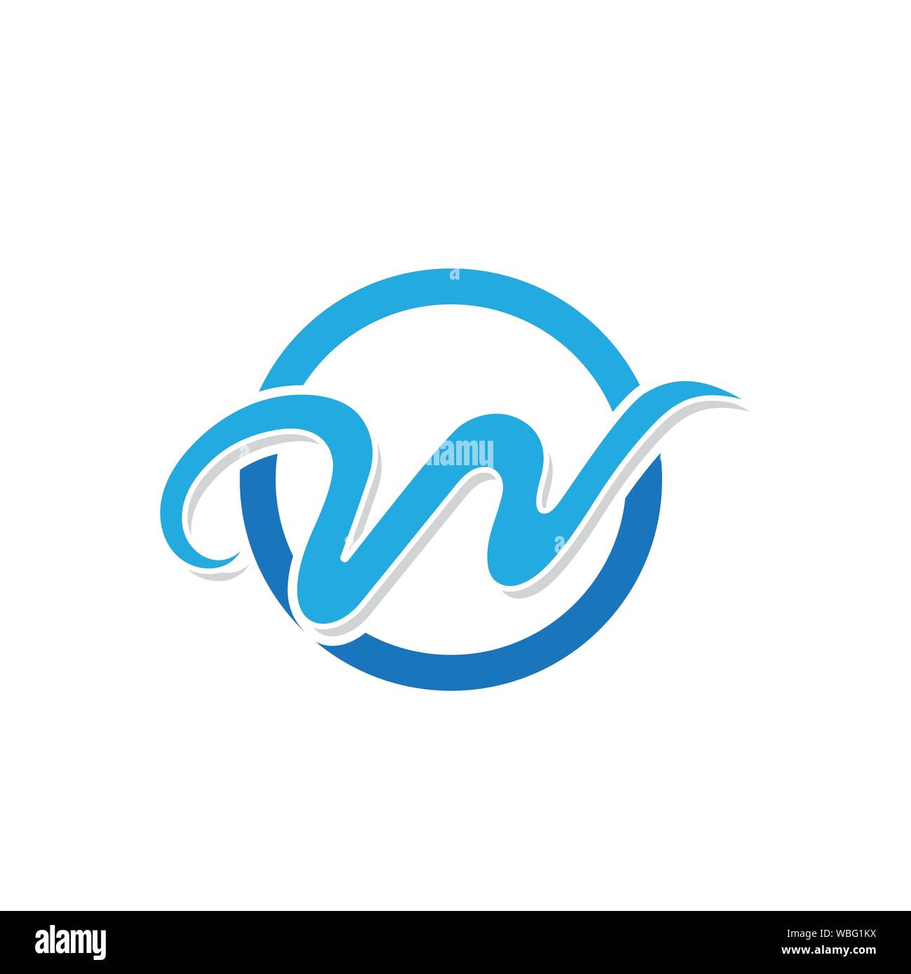 W letter logo and symbol vector Stock Vector Image & Art - Alamy