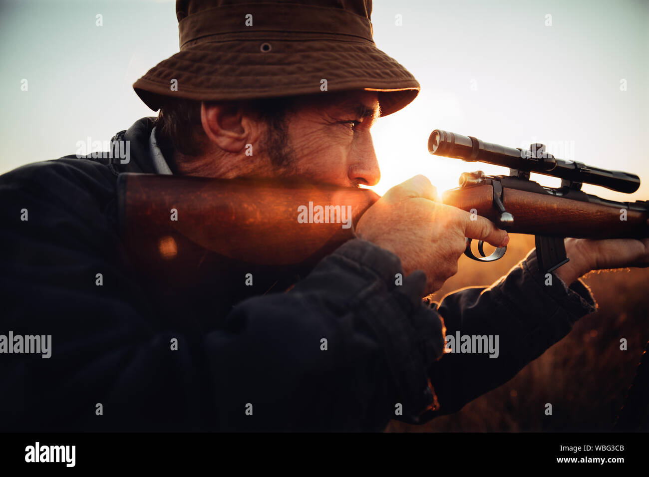 Man Aiming Shotgun High Resolution Stock Photography and Images - Alamy
