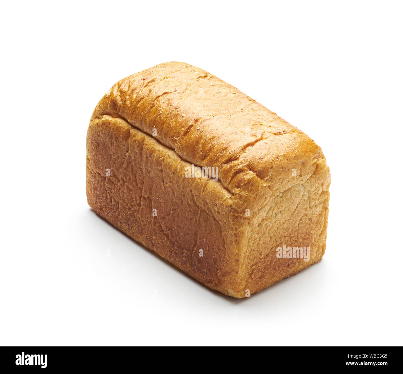 Whole wheat bread isolated on white background Stock Photo - Alamy