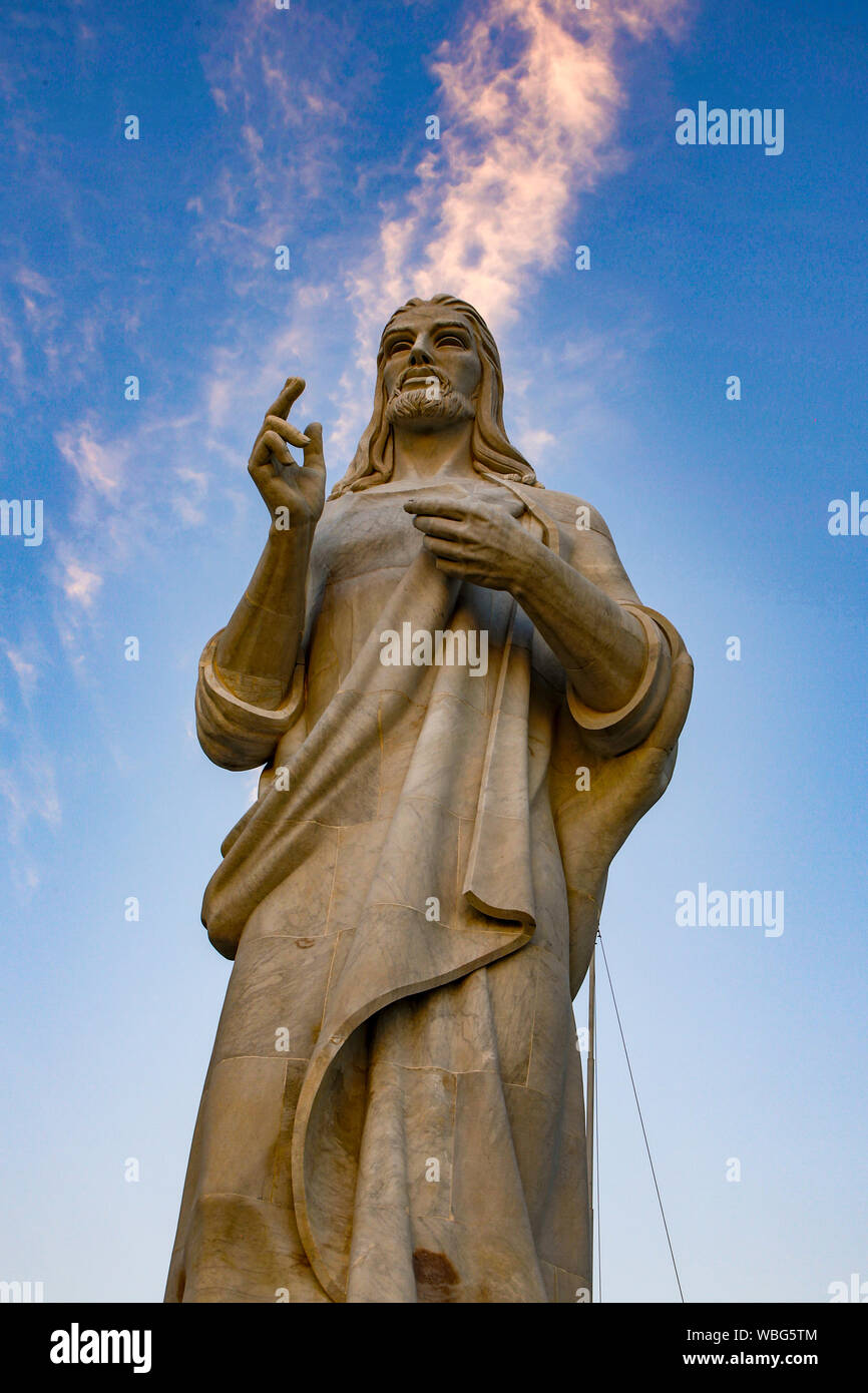 Havana, Cuba, Nov 21, 2017 - Christ of Havana is a statue by Jilma ...