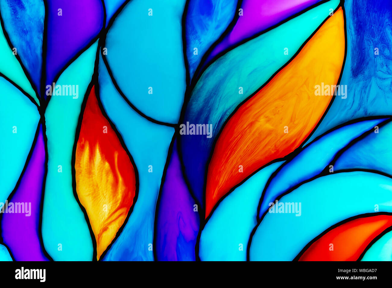 Turquoise glass texture hi-res stock photography and images - Alamy