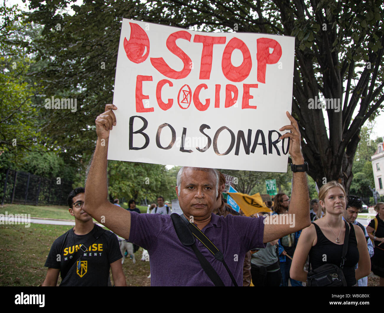 Washington, United States Of America. 26th Aug, 2019. In response to ...