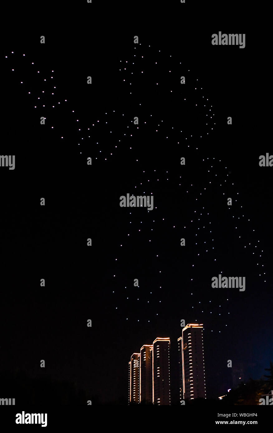 Drone light display hi-res stock photography and images - Alamy