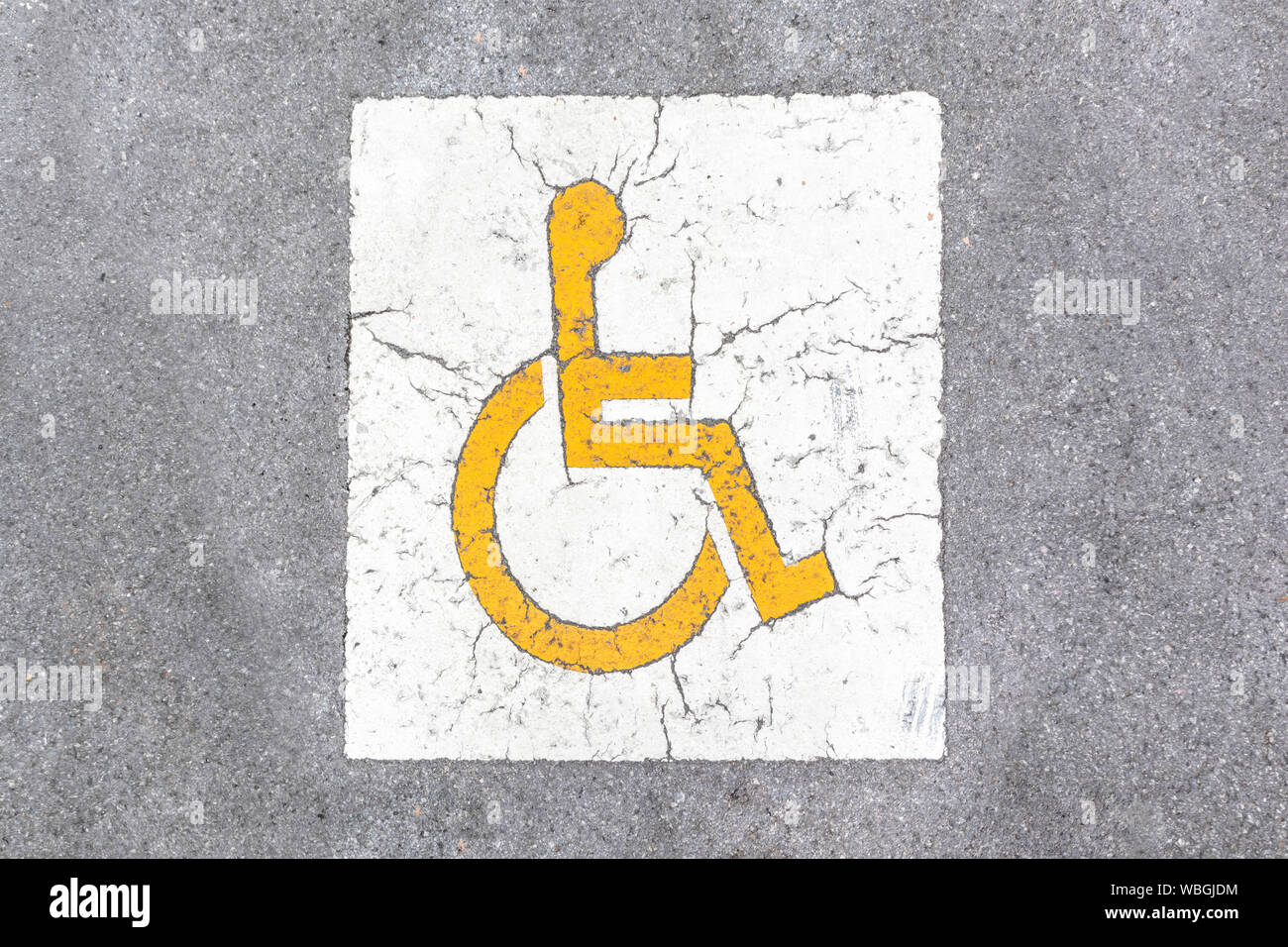 Disable sign hi-res stock photography and images - Alamy