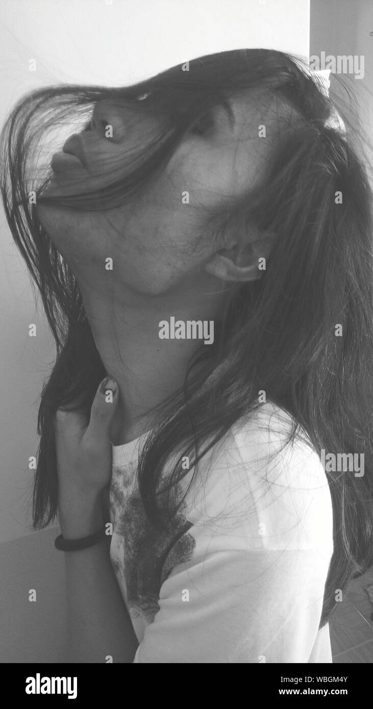 Side view woman face hi-res stock photography and images - Alamy