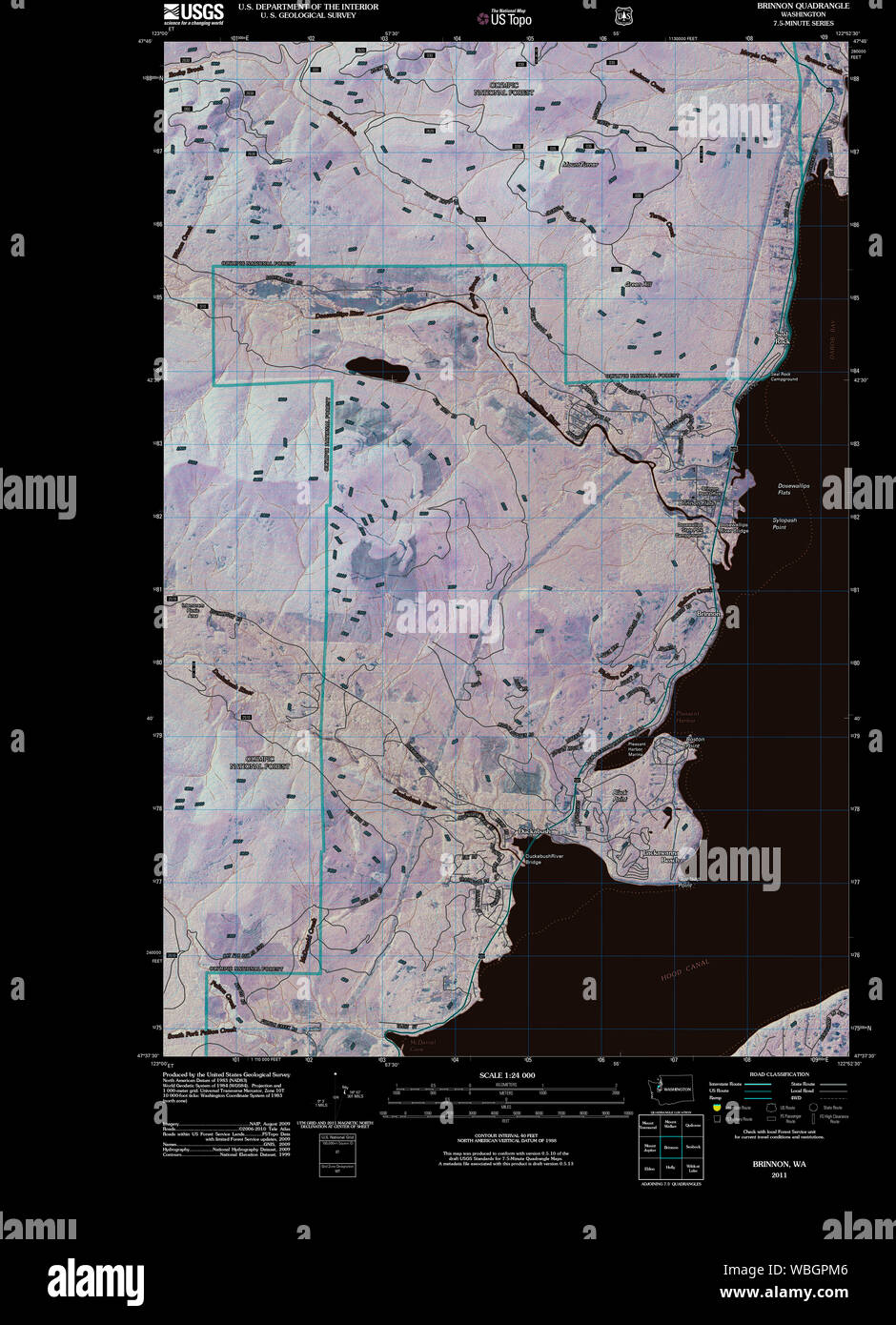 Map of brinnon hi-res stock photography and images - Alamy