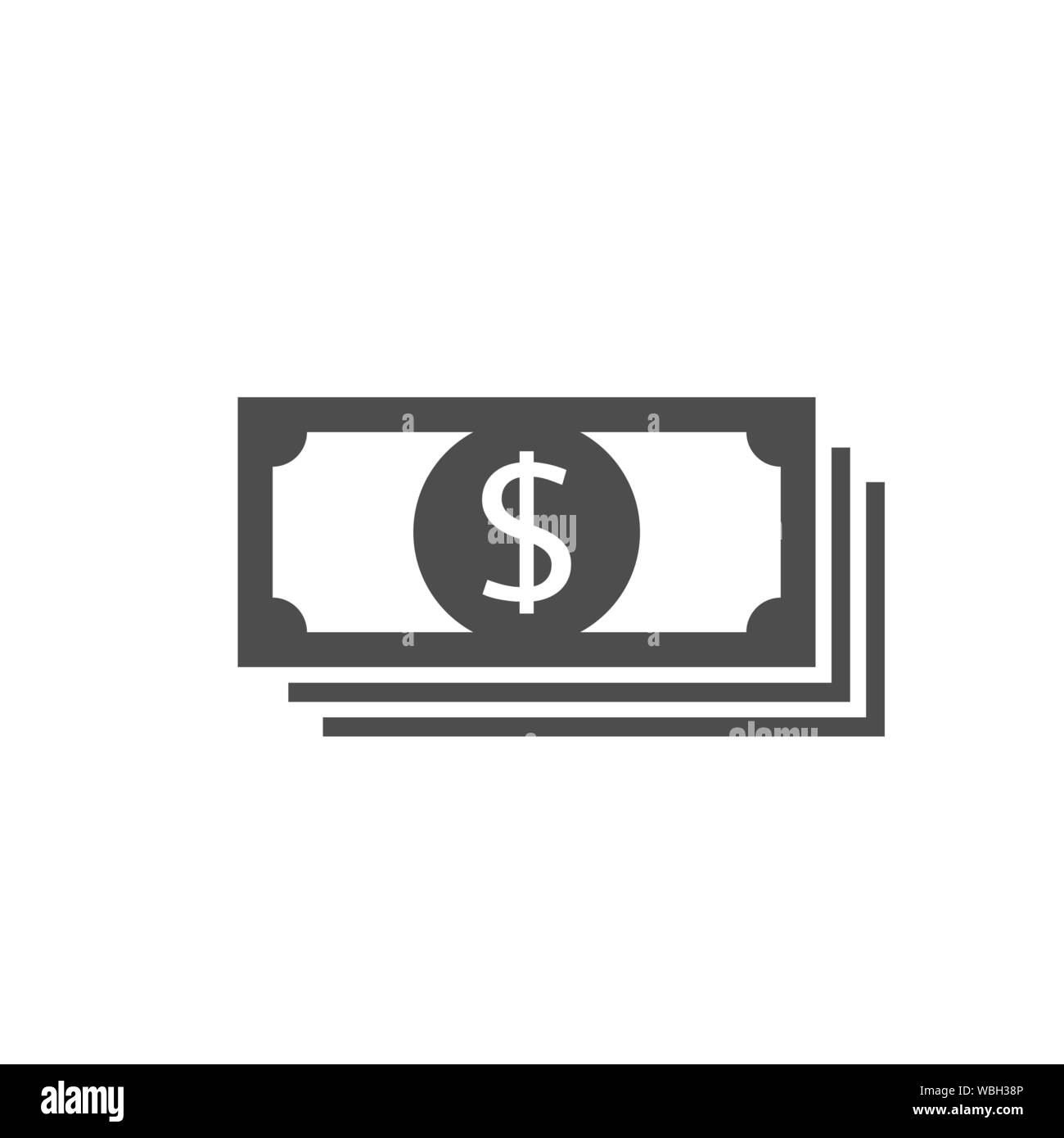 Dollar icon. Money sign isolated, Vector illustration Stock Vector ...