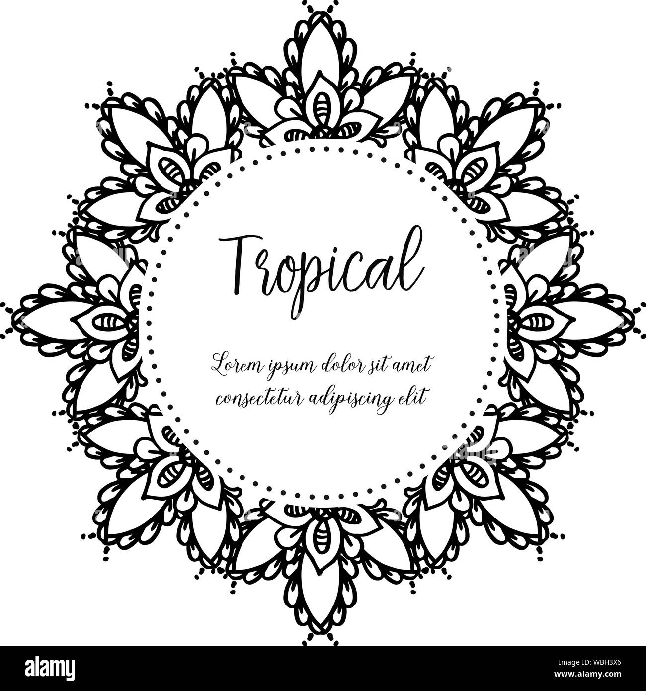 Wedding invitation card purple Black and White Stock Photos & Images ...