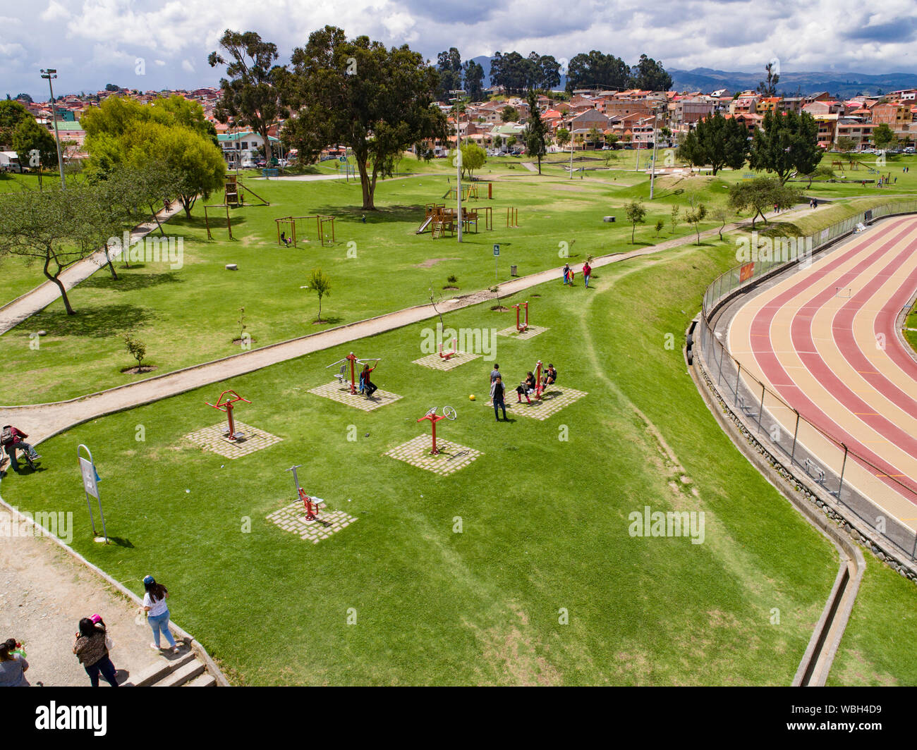 Athletics Track Aerial High Resolution Stock Photography and Images - Alamy