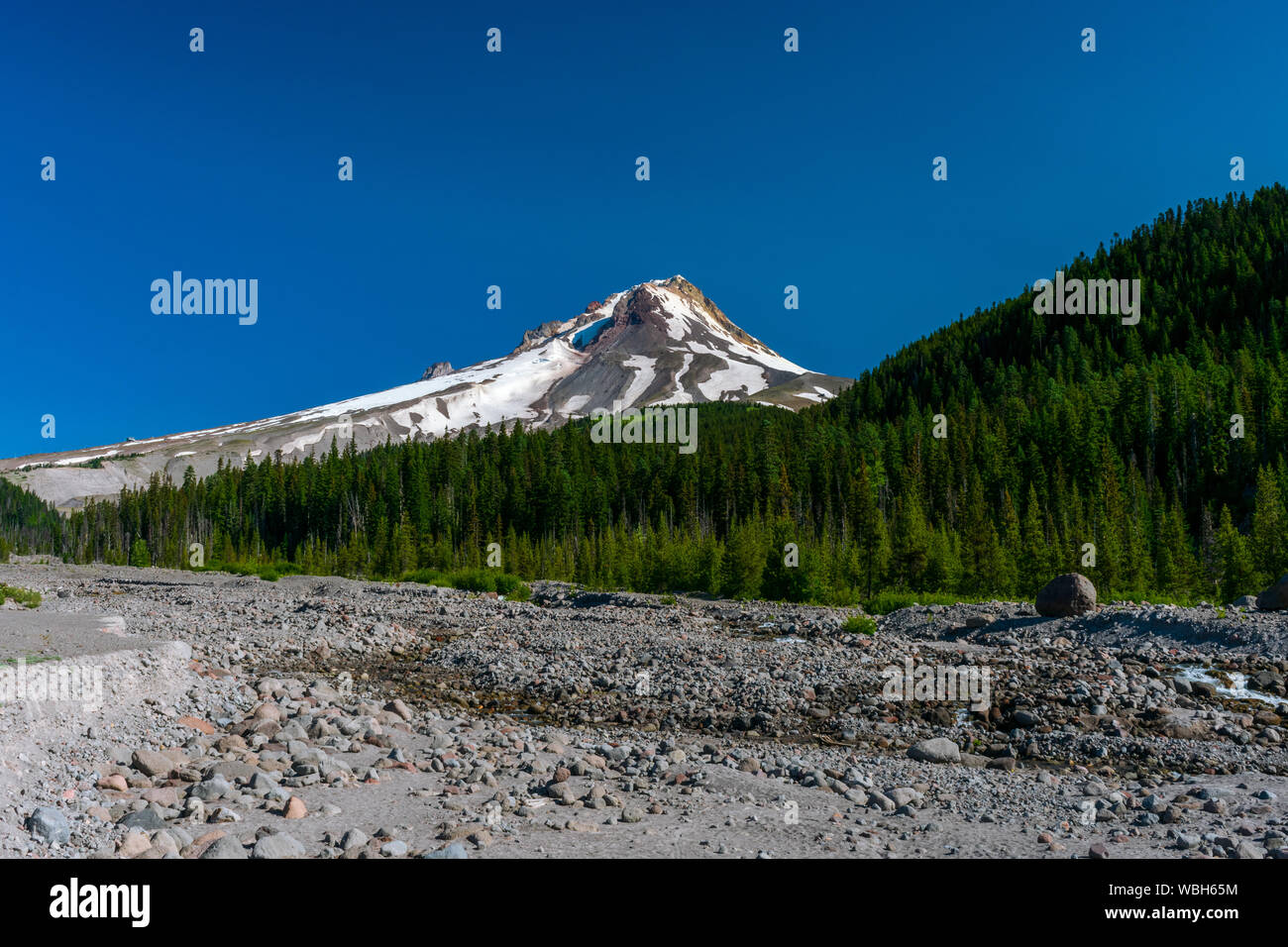 Majestic Mount Hood Standing Tall, Oregon Stock Photo - Alamy