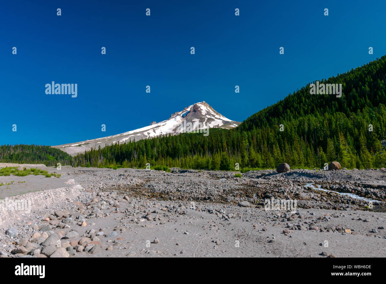 Majestic Mount Hood Standing Tall, Oregon Stock Photo - Alamy