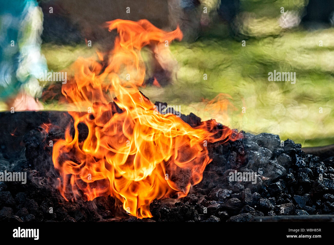 Burning coal hi-res stock photography and images - Alamy