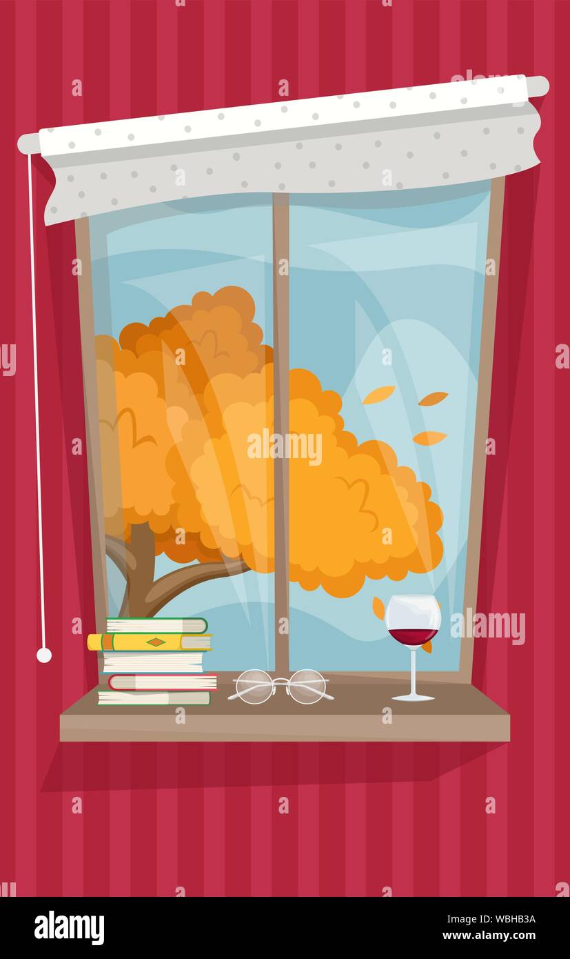 Stack book outside Stock Vector Images - Alamy