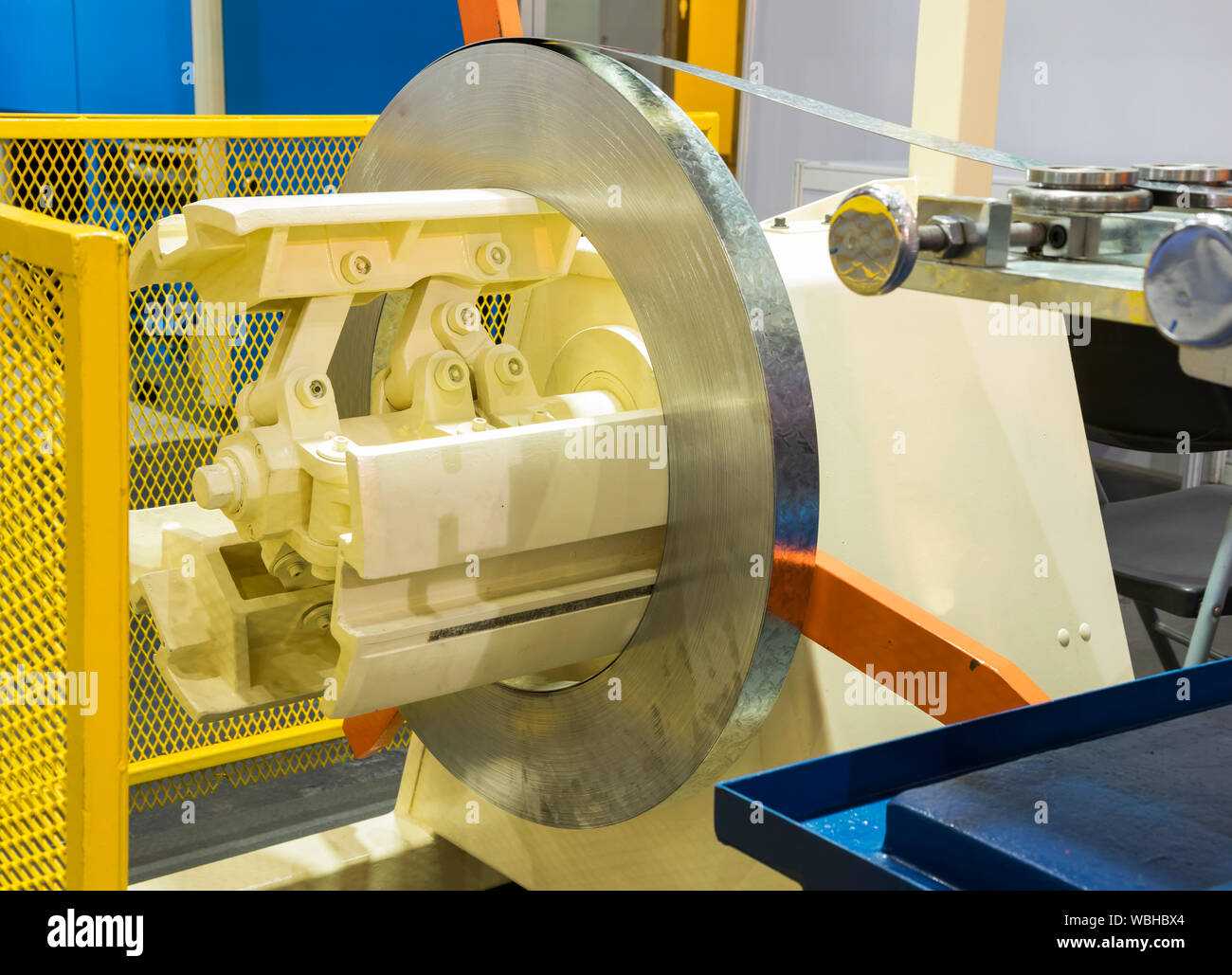 stainless steel coil roll in machine ; ready to use in cold rolling ...