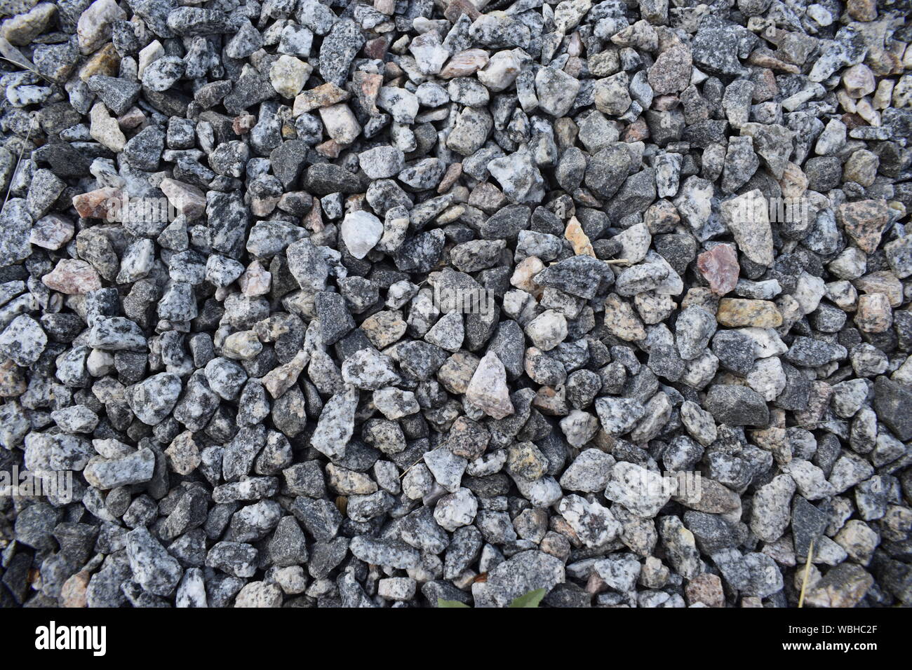 Gravel Rock Texture. Crushed stone and gravel on the ground. Texture ...