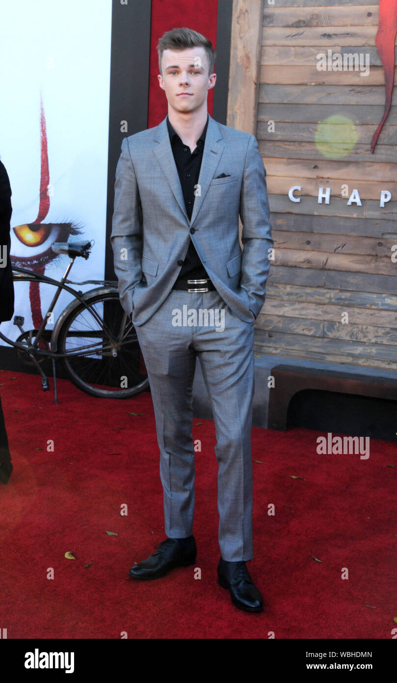 Los Angeles, California, USA 26th August 2019 Actor Nicholas Hamilton ...