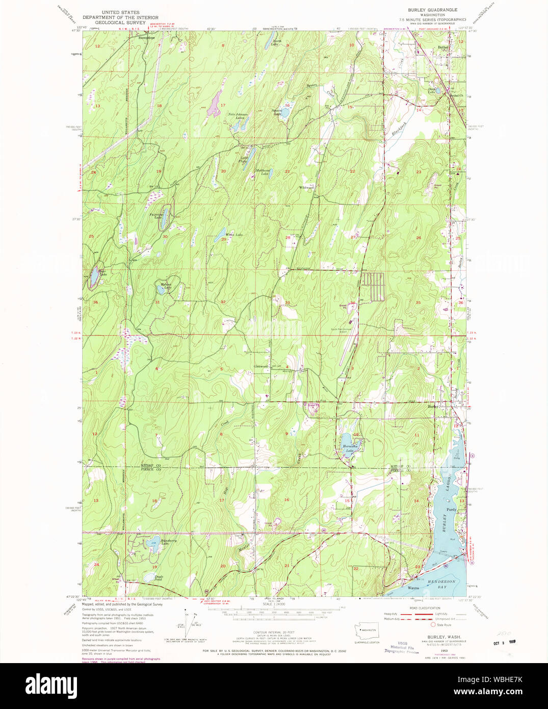 Map of burley hi-res stock photography and images - Alamy