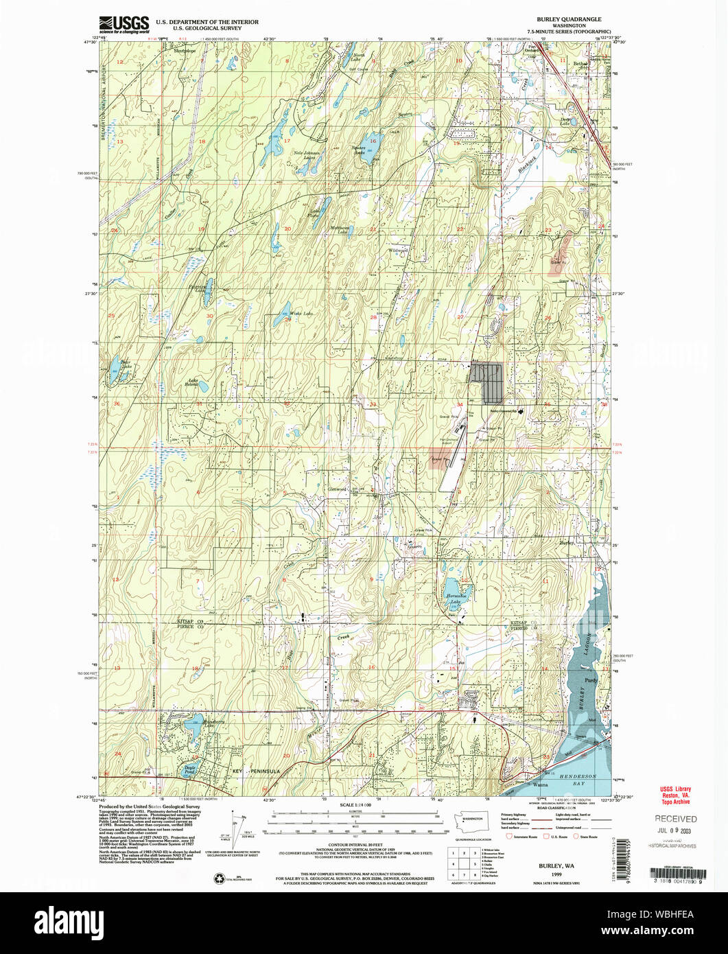 Map of burley hi-res stock photography and images - Alamy