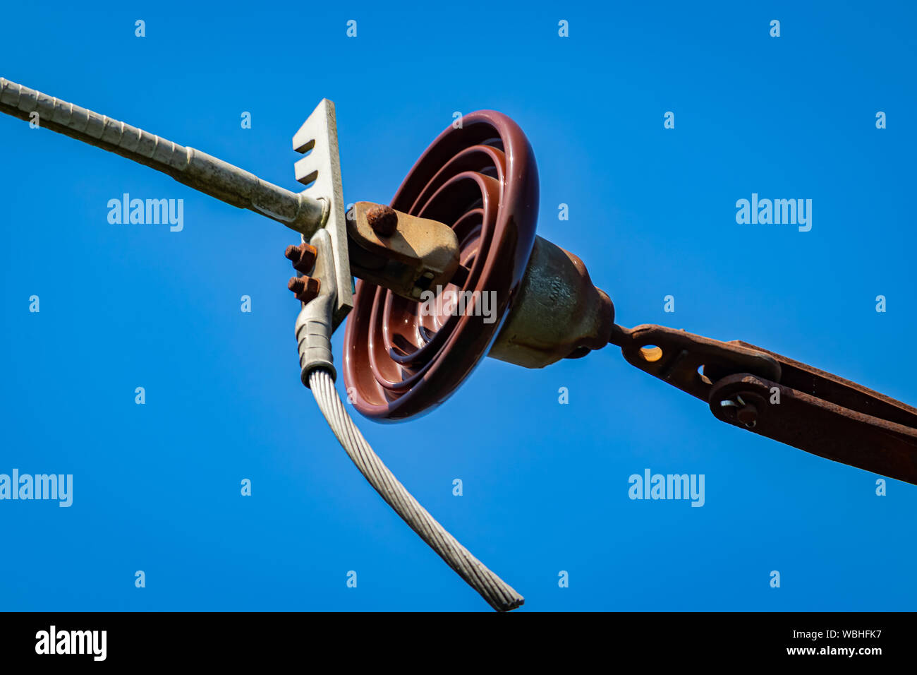 Overhead Electricity and Telephone Communication Utility Poles and ...