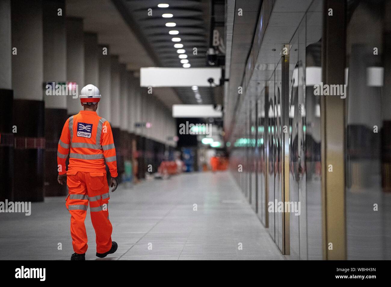 New elizabeth line woolwich station hi-res stock photography and images ...