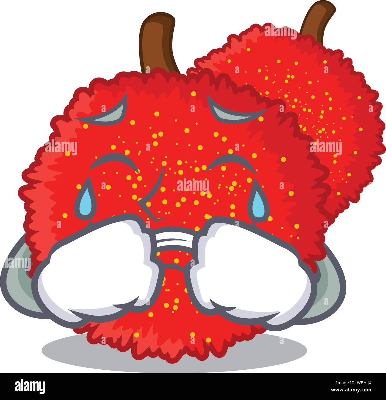 Crying bayberry tea served in cartoon glass Stock Vector Image & Art ...
