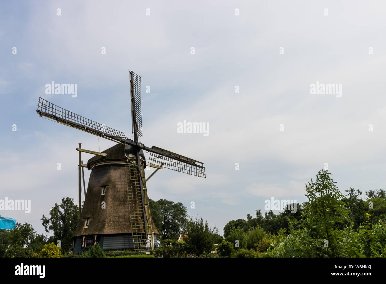 Photo of a traditional dutch windmill Stock Photo - Alamy